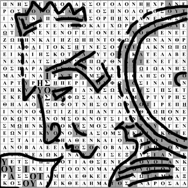 IOUO, IOU, AOUO, AOU, TOUO and TOU in John 1:1ff